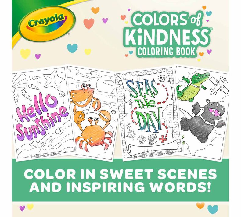 kindness coloring pages crayola