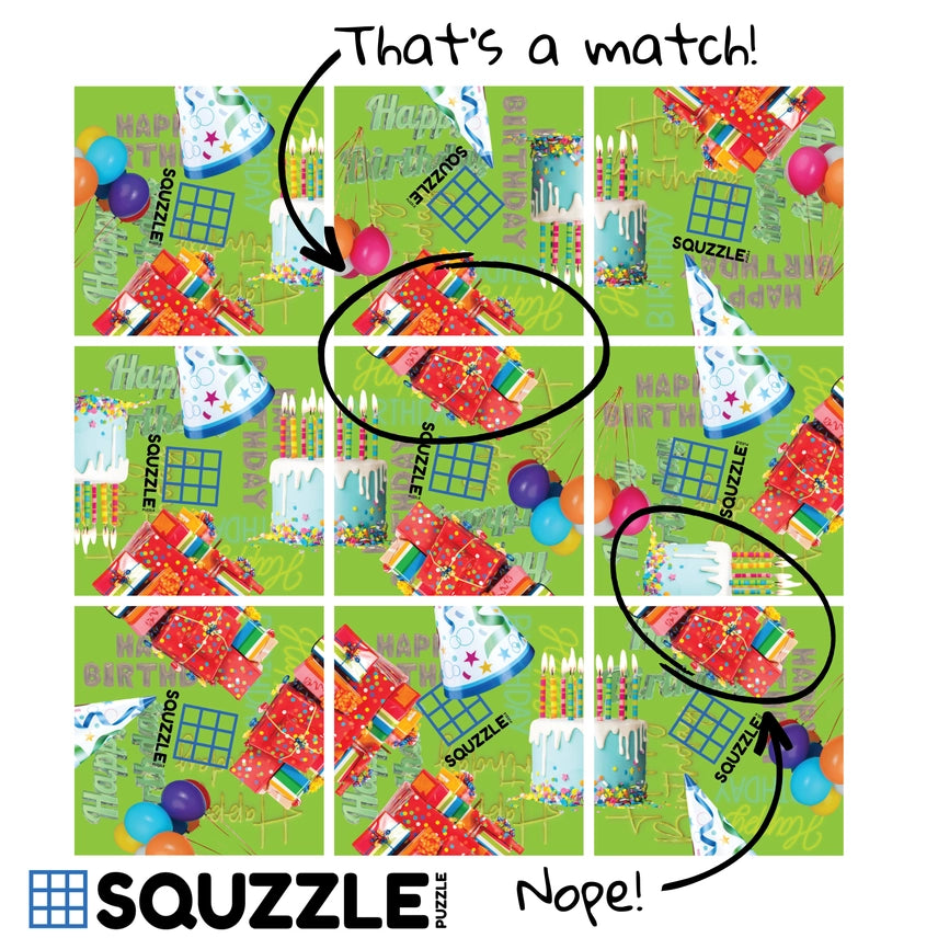 Happy Birthday Squzzle Puzzle – Persnickety's