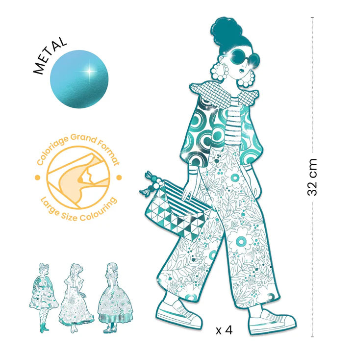 Rebekka & Friends Fashion Coloring Sheets – Persnickety's
